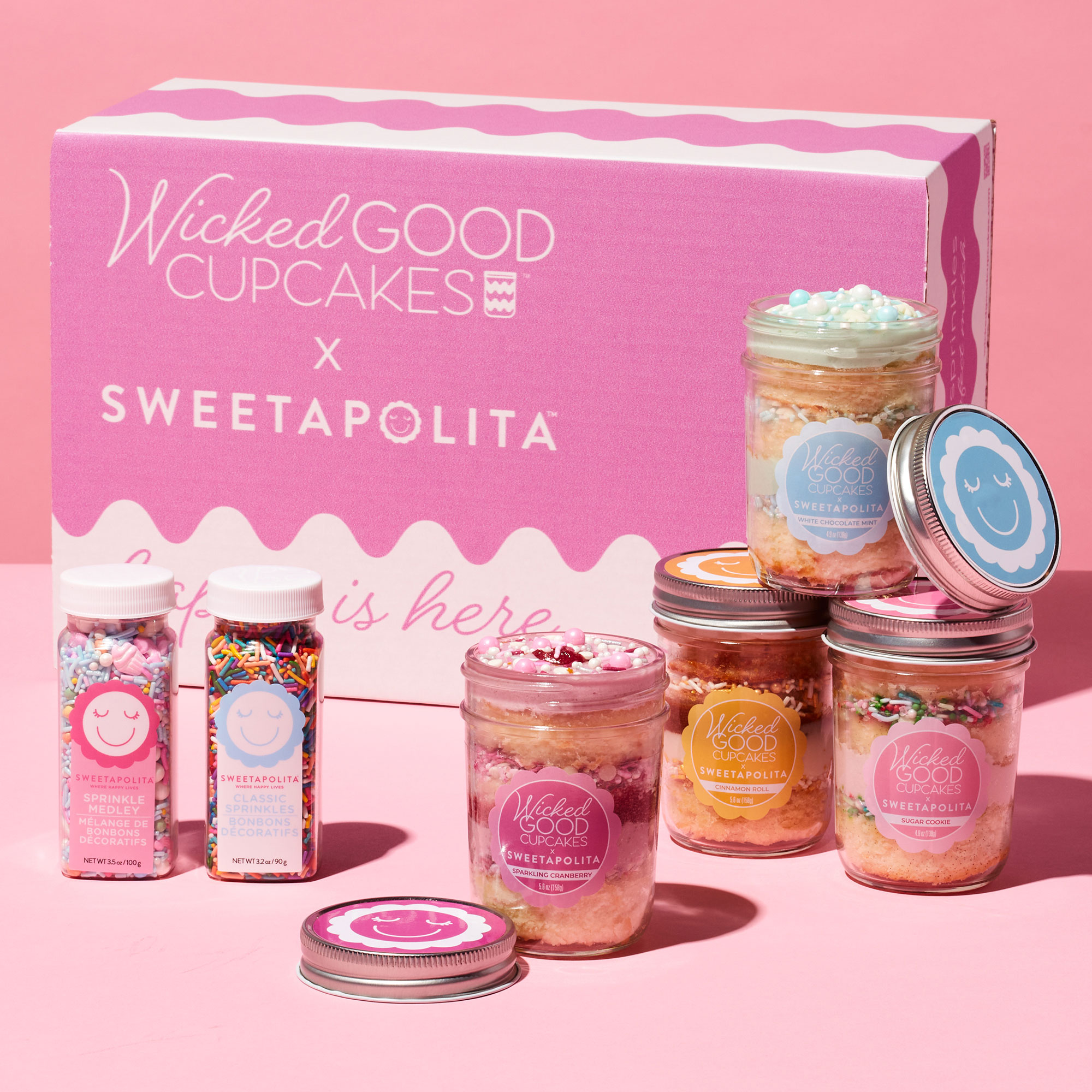 WGC X Sweetapolita Cupcake & Sprinkle Gift Set | Wicked Good Cupcakes (US)